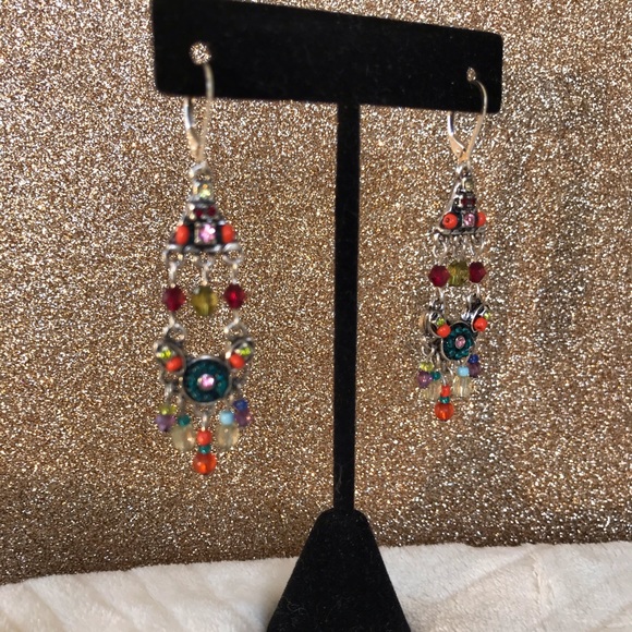 Handmade | Jewelry | Handmade Multicolored Dangle Earrings | Poshmark